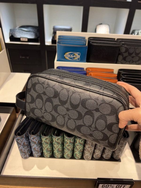(PRE Order) COACH Small Travel Kit in Signature Canvas – uMoMasShop