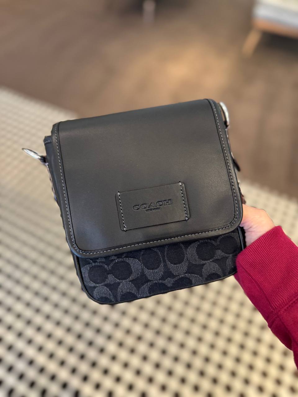 (PRE Order) COACH Lucas Crossbody In Signature Denim – uMoMasShop