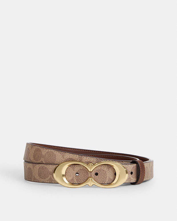 (PRE Order) COACH Signature Buckle Belt, 25 Mm – uMoMasShop